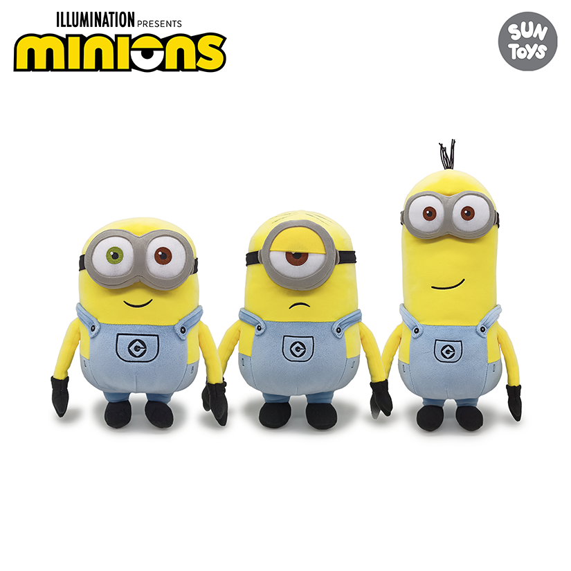 Minions 10"-15" Classic Plush - Bob | Stuart | Kevin – Suntoys