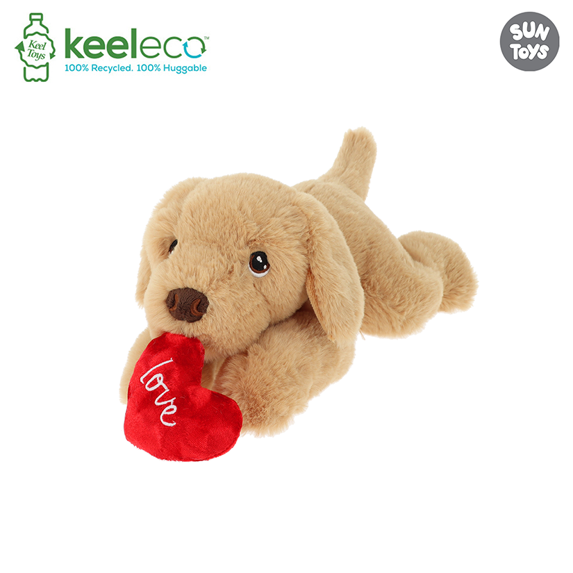Keel Toys 30cm Keeleco Labrador with Heart – Suntoys