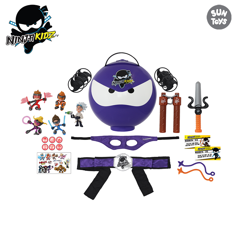 Series 3 Ninja Kidz Giant Mystery Ninja Ball | Ninja Kidz Mini Mystery ...