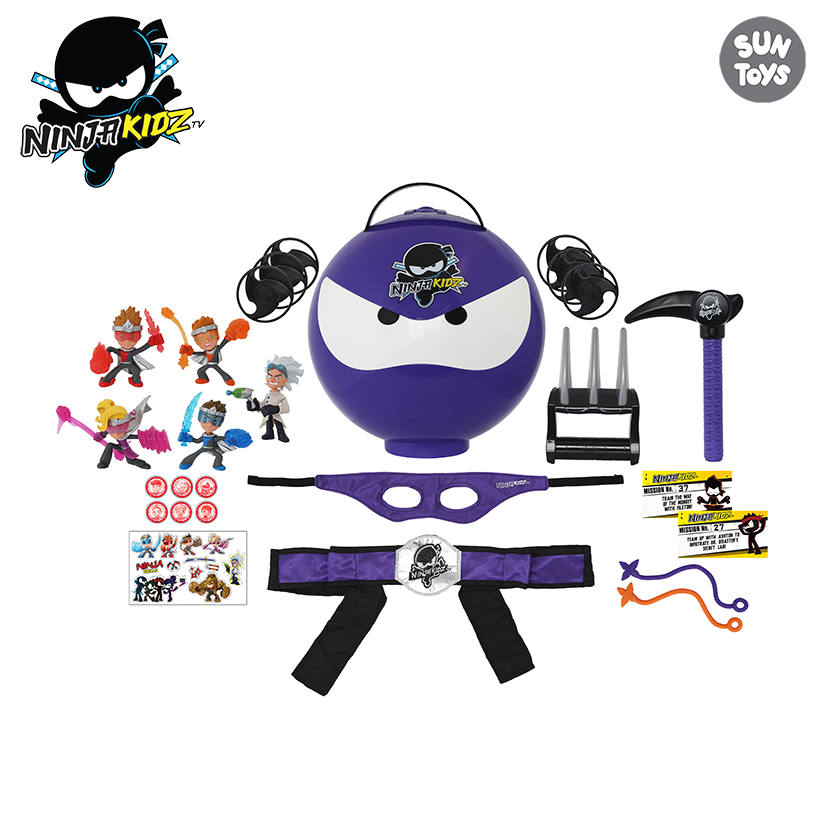 Series 3 Ninja Kidz Giant Mystery Ninja Ball | Ninja Kidz Mini Mystery ...